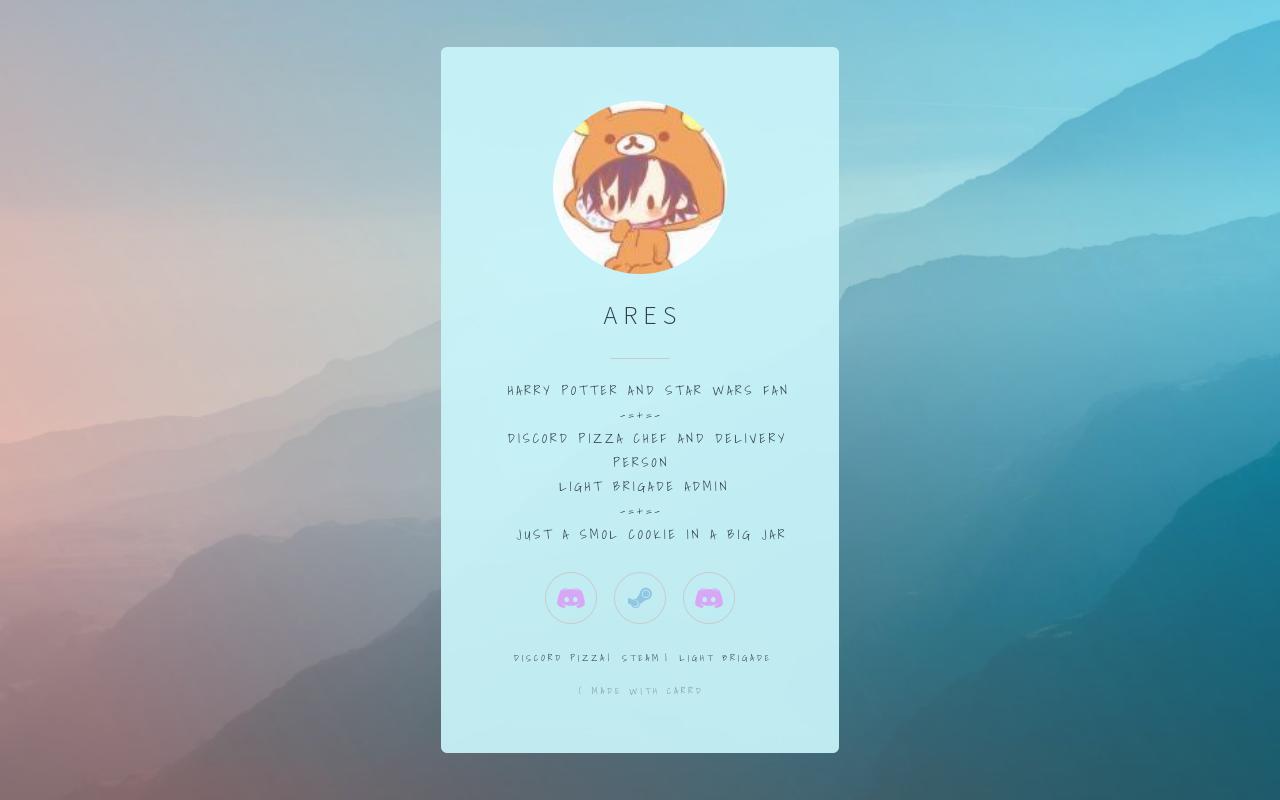 Ares' Card